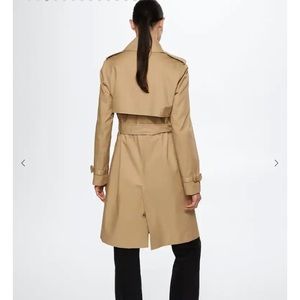Mango | Jackets & Coats | Nwt Mango Cotton Classic Trench Coat | Poshmark